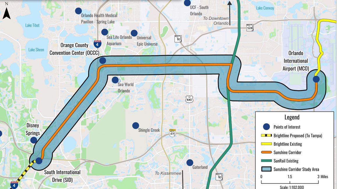 Public meetings begin on the Sunshine Corridor project